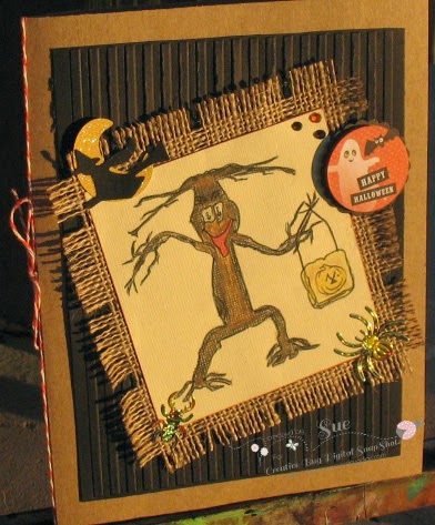 Sue's Paper Crafts: Creative Bug on the Loose Challange #6 - Goosebumps