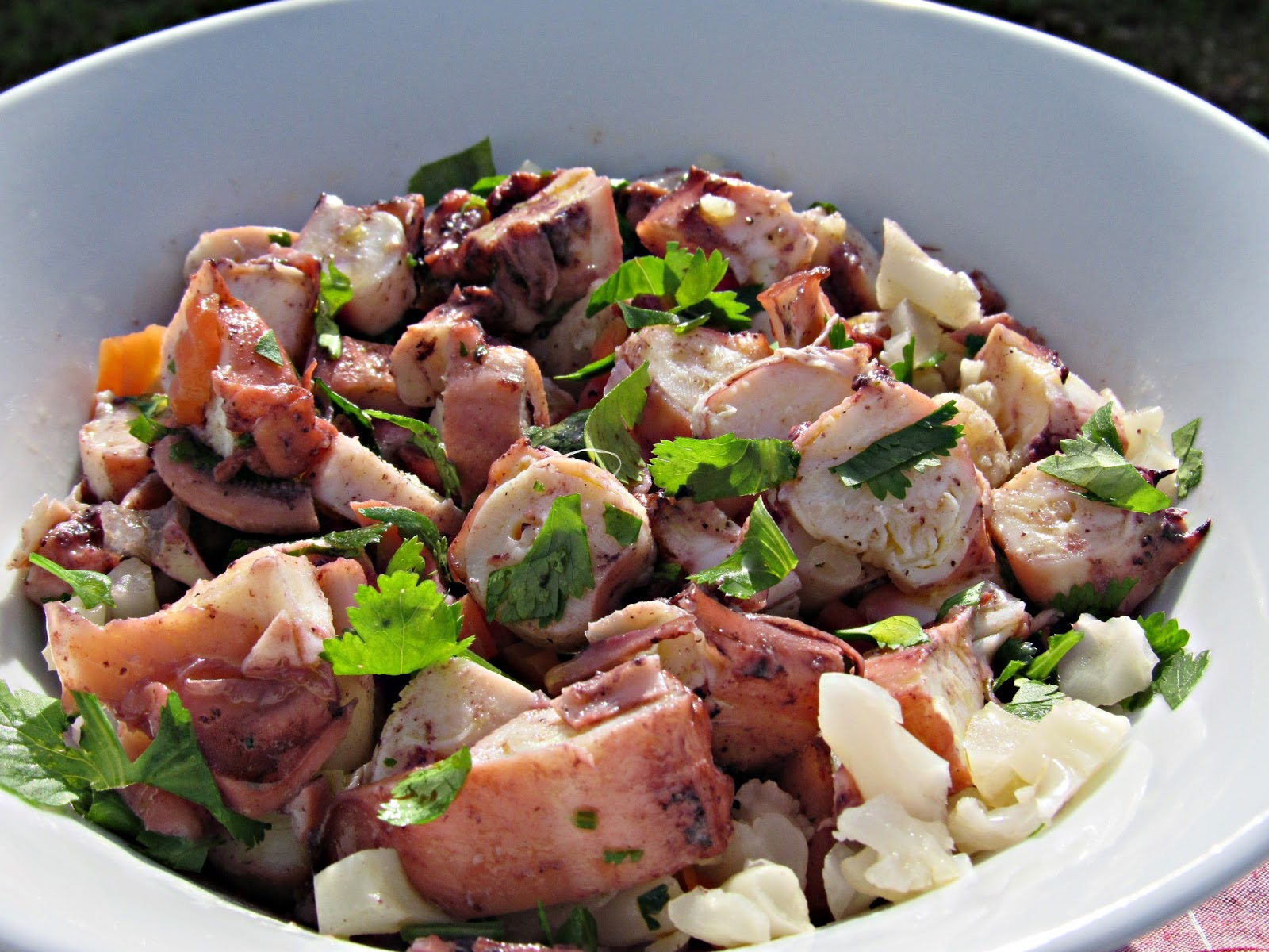 De aprendiz a chef: Salada fria de Pota