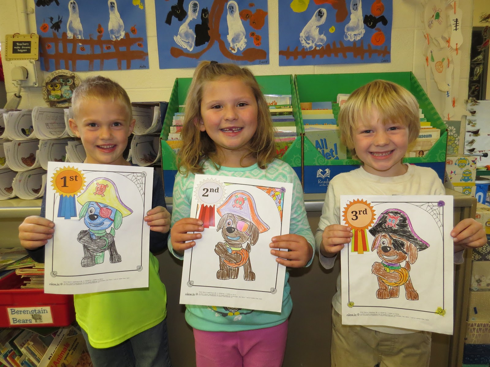 Kindergarten Rocks!: Coloring Contest Winners