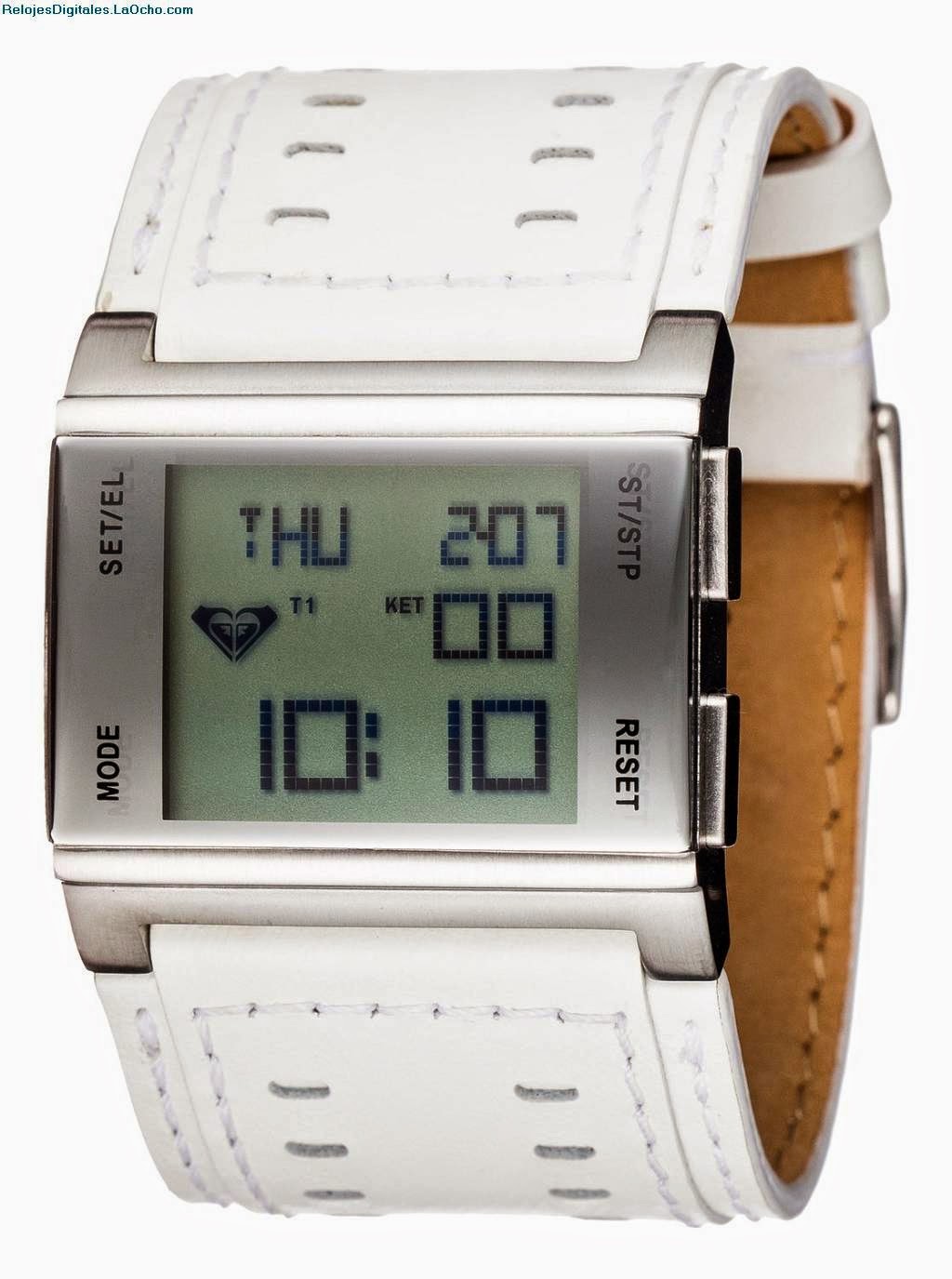 Relojes Digitales: Quiksilver Random y Roxy Wonton de acero naval ...