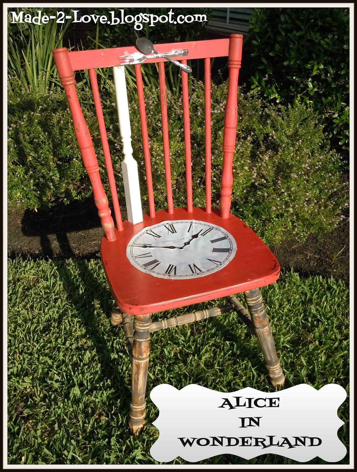 Made To Love: Alice In Wonderland inspired "chair"