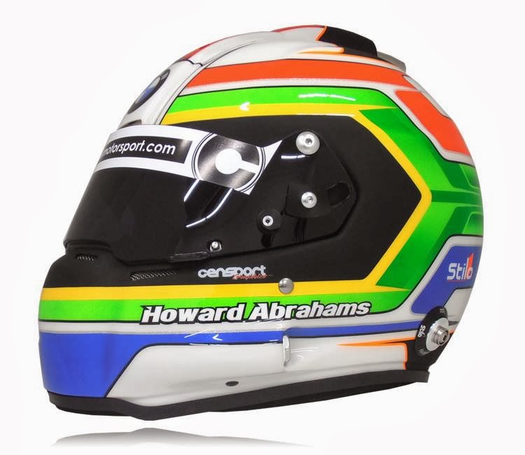 Racing Helmets Garage: Stilo ST4 GTW H.Abrahams 2013 by Censport Graphics