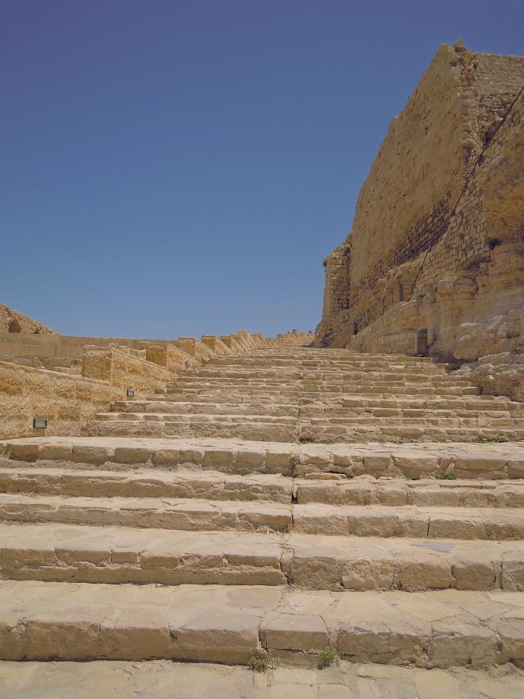 Nina in Jordanien: Al-Karak Castle