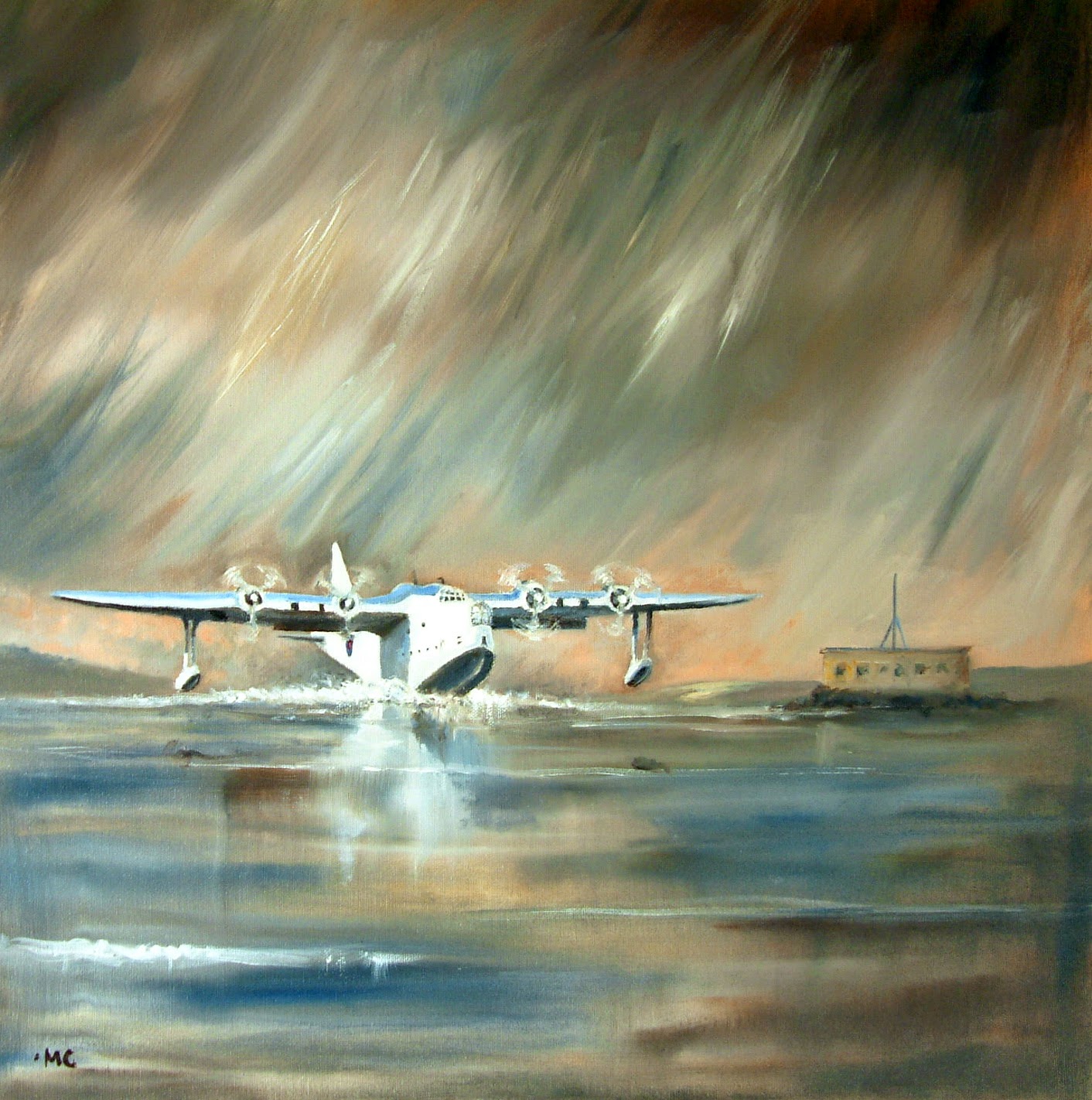 Carmarthen Artist: Sunderland Flying Boat