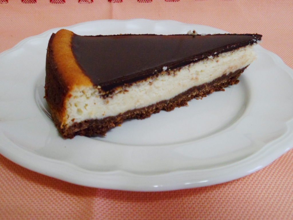 Mmm qué delicia!!: TARTA DE QUESO Y CHOCOLATE