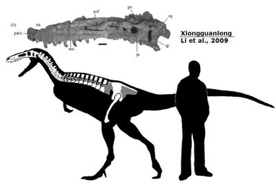 Species New to Science: [Paleontology • 2010] Xiongguanlong baimoensis ...