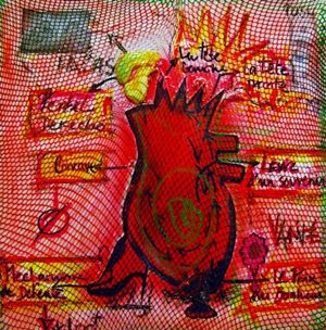 Red Reyes-Afrodita anda de rojo corazón | Crisolarte