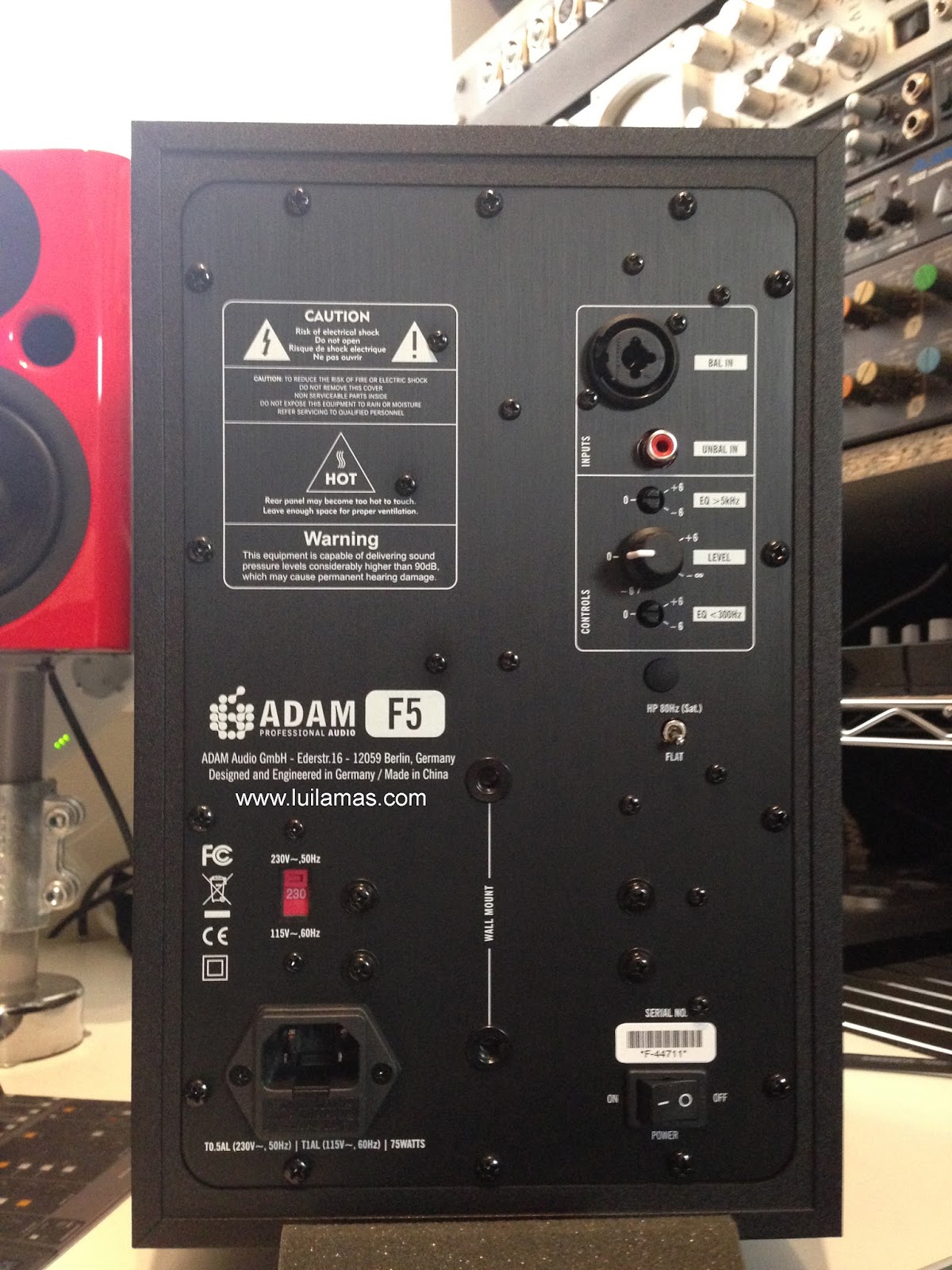 sonido luilamas: ADAM F5 MONITORES DE ESTUDIO