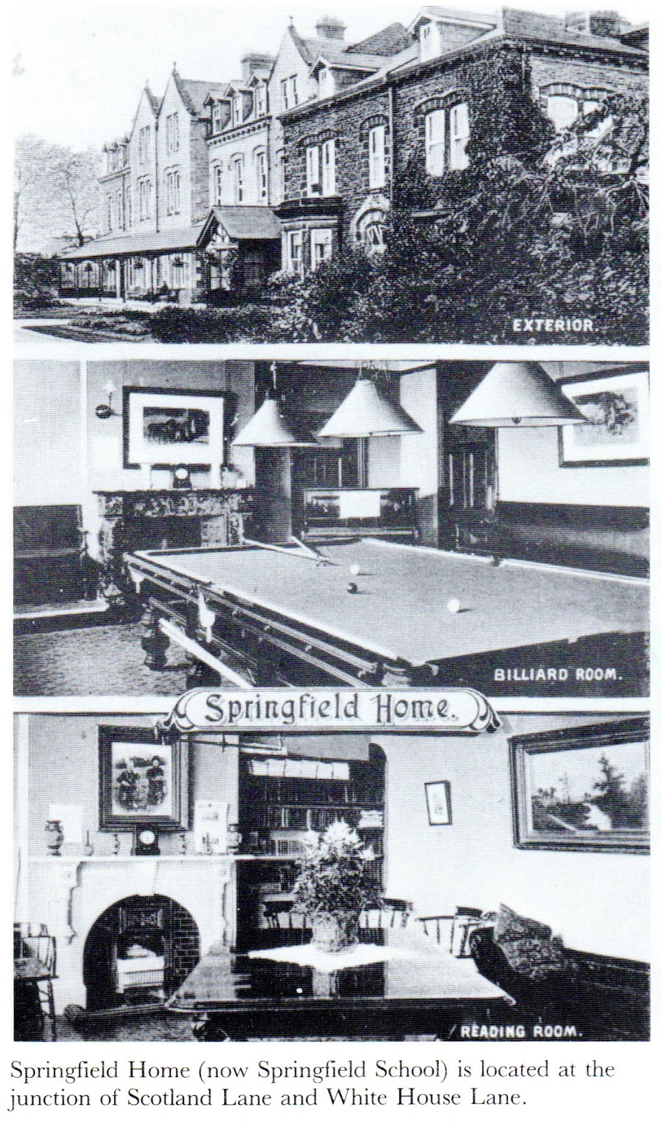 Horsforth Museum: Springfield Hospital Scotland Lane Horsforth ...