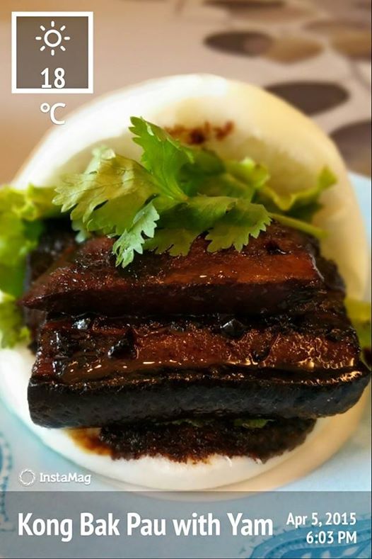 Kong Bak Pau with Yam by Lynn See