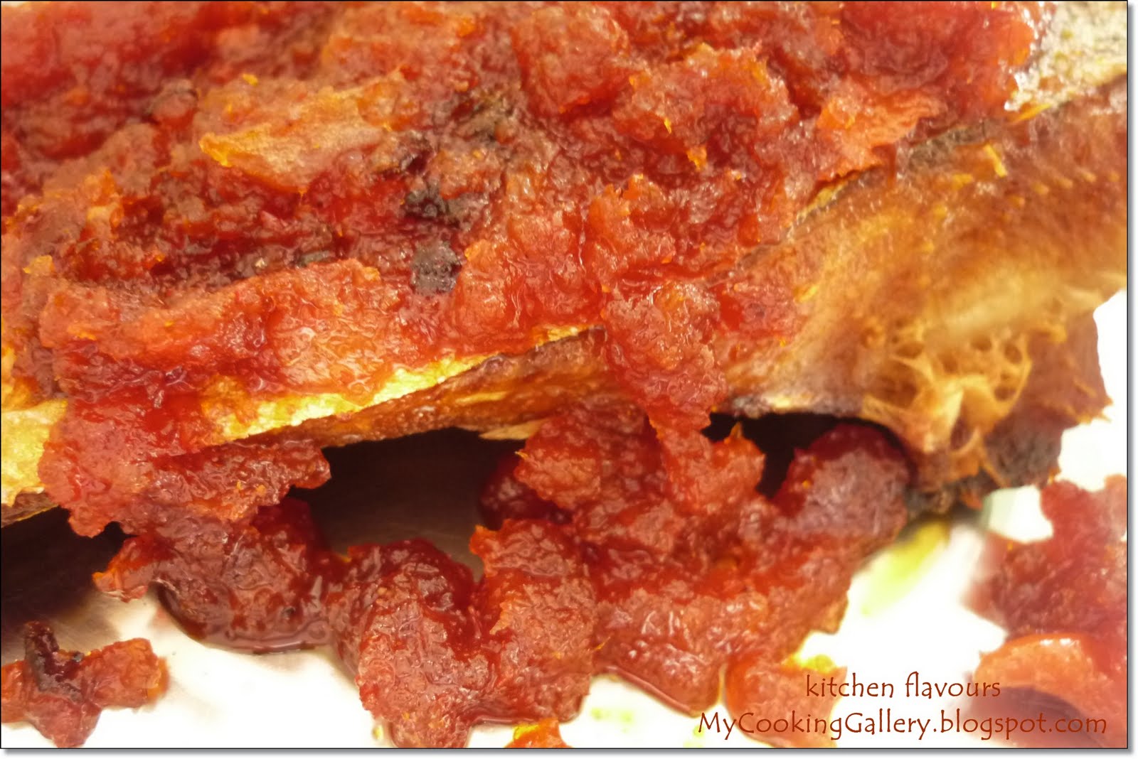 kitchen flavours: Ikan Goreng Cili Garam (Fried Fish with Chili Paste)
