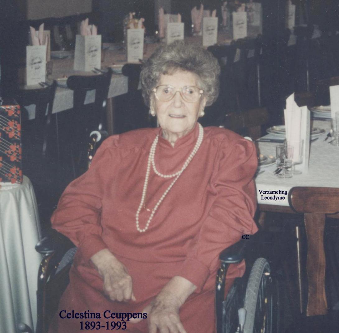 Historische weetjes: Celestina Ceuppens 1893-1993, de honderdjarige van ...