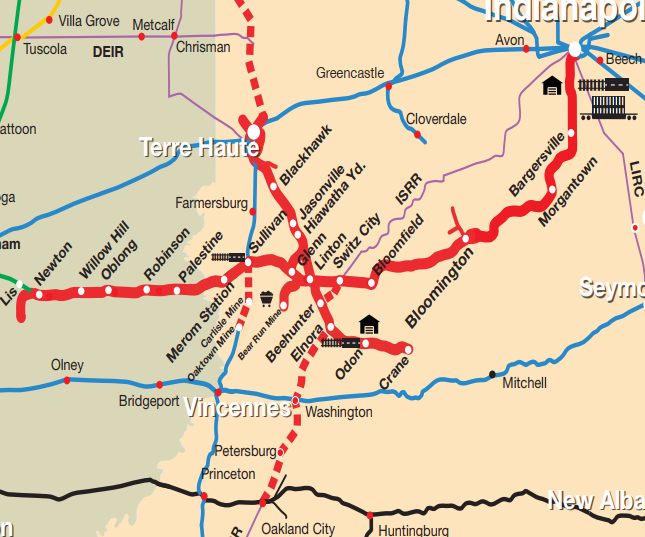 Industrial History: INRD: Indiana Rail Road Overview