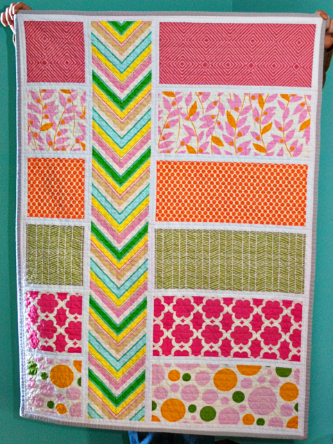 Bijou Lovely: colorblock quilt.