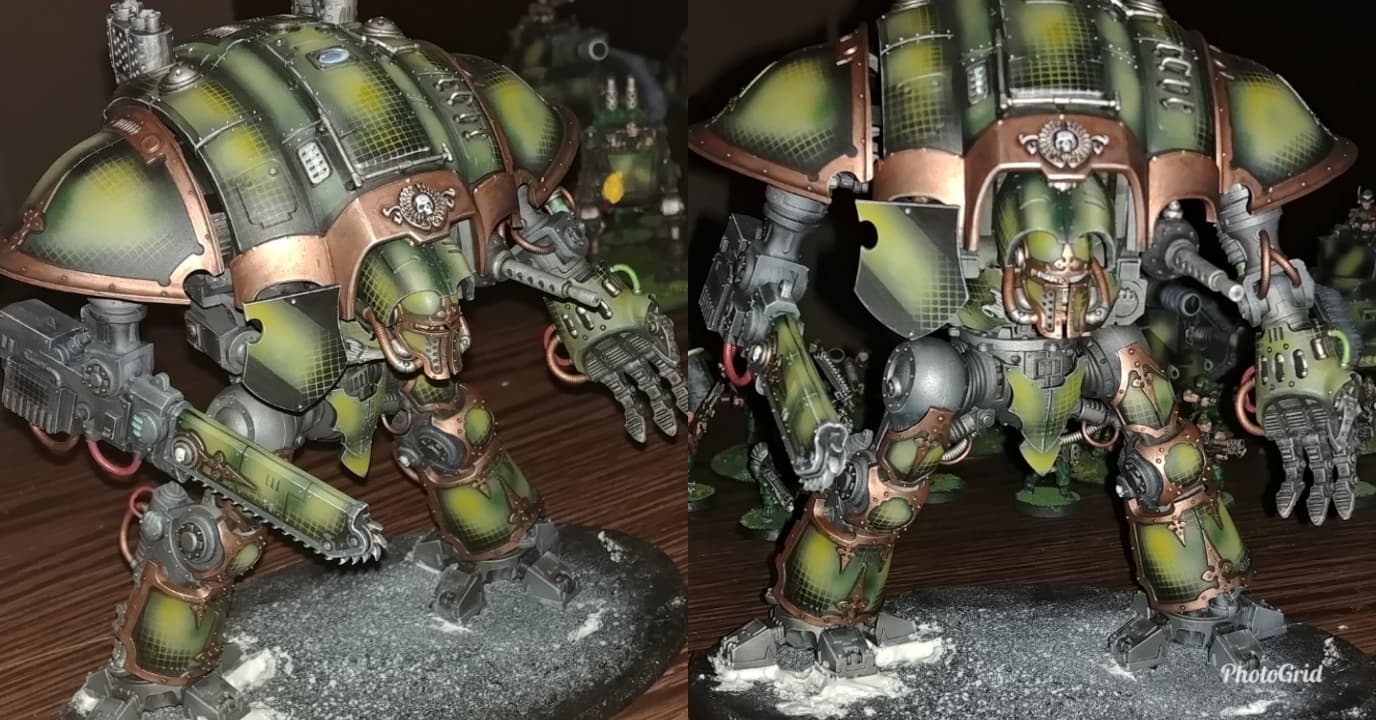 Painting an Imperial Knight for Warhammer 40k