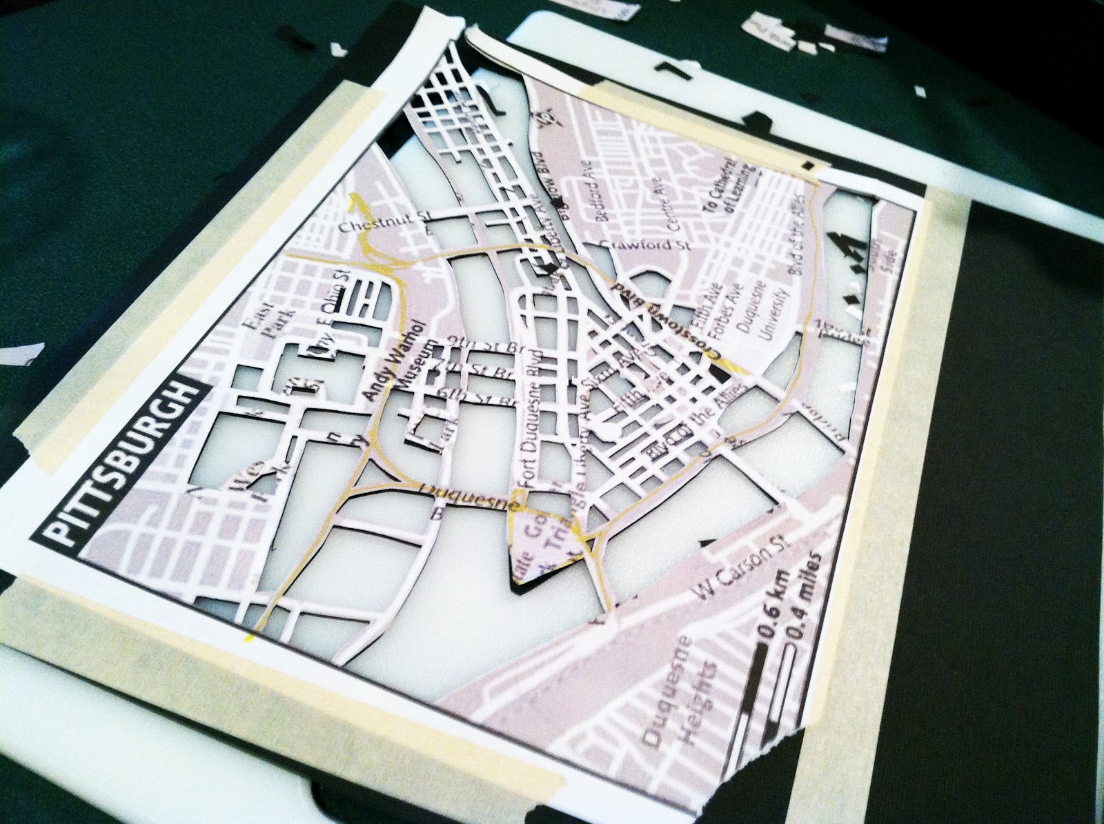 Delicious Spaces: DIY: Cool Map