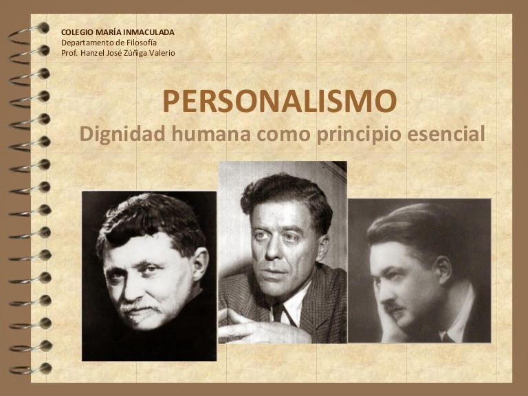 PERSONALISMO FILOSÒFICO: GABRIEL MARCEL Y OTROS REPRESENTANTES DEL ...
