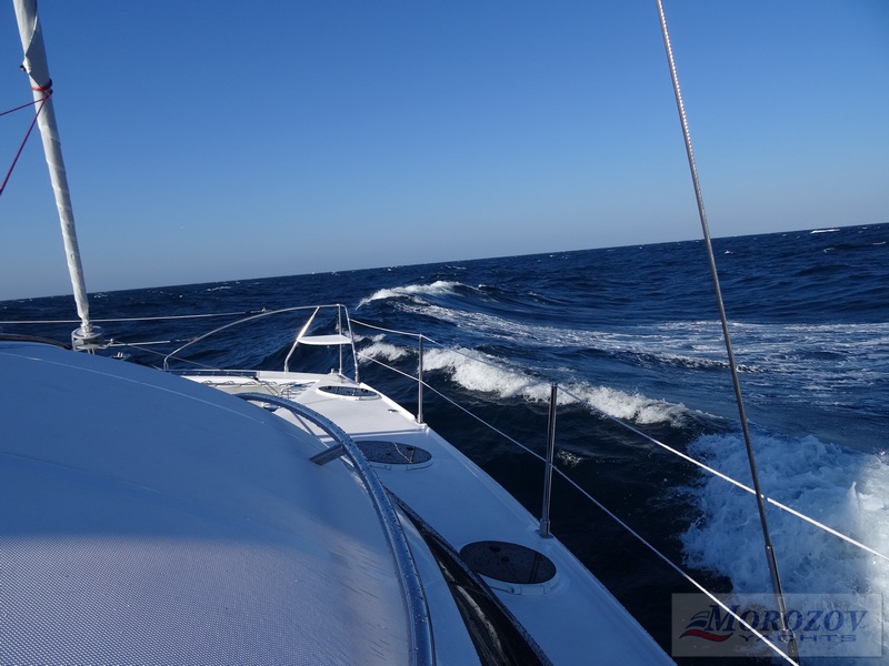 Morozov Yachts: Катамаран Lady Hawke 33. Перегон. Впечатления.