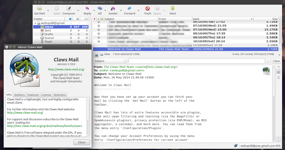 Claws Mail 3.10 Released With Auto-Configuration Of Account Email ...