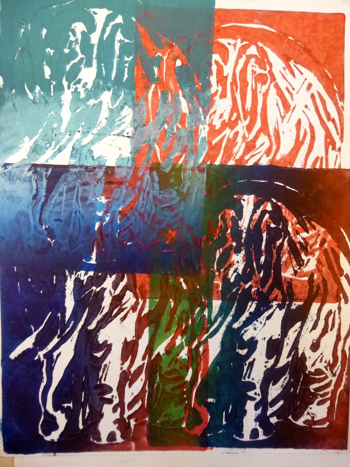 Lane Tech Art Studio : Relief Printmaking with Linoleum