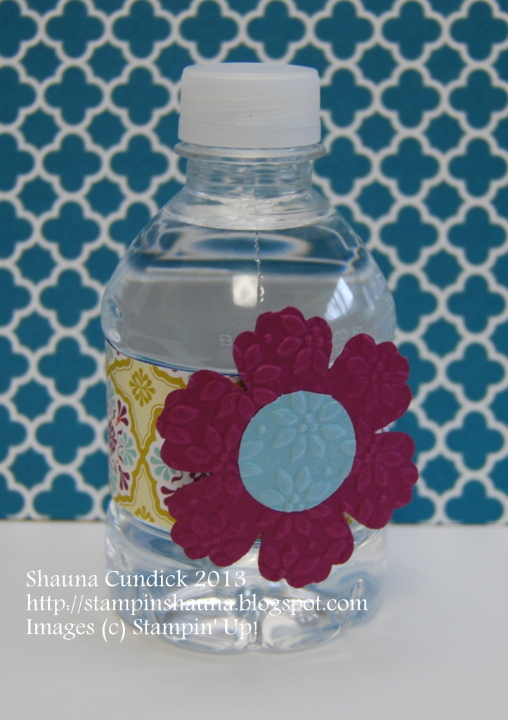 a card a day: Water Bottle Wrap