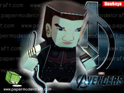 The Avengers - Hawkeye Paper Toy | Papercraft Paradise | PaperCrafts ...