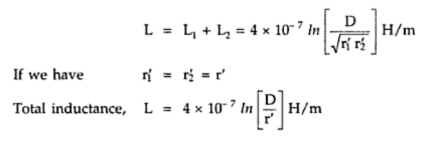 KBREEE: Inductance of a Single Phase Two Wire Line
