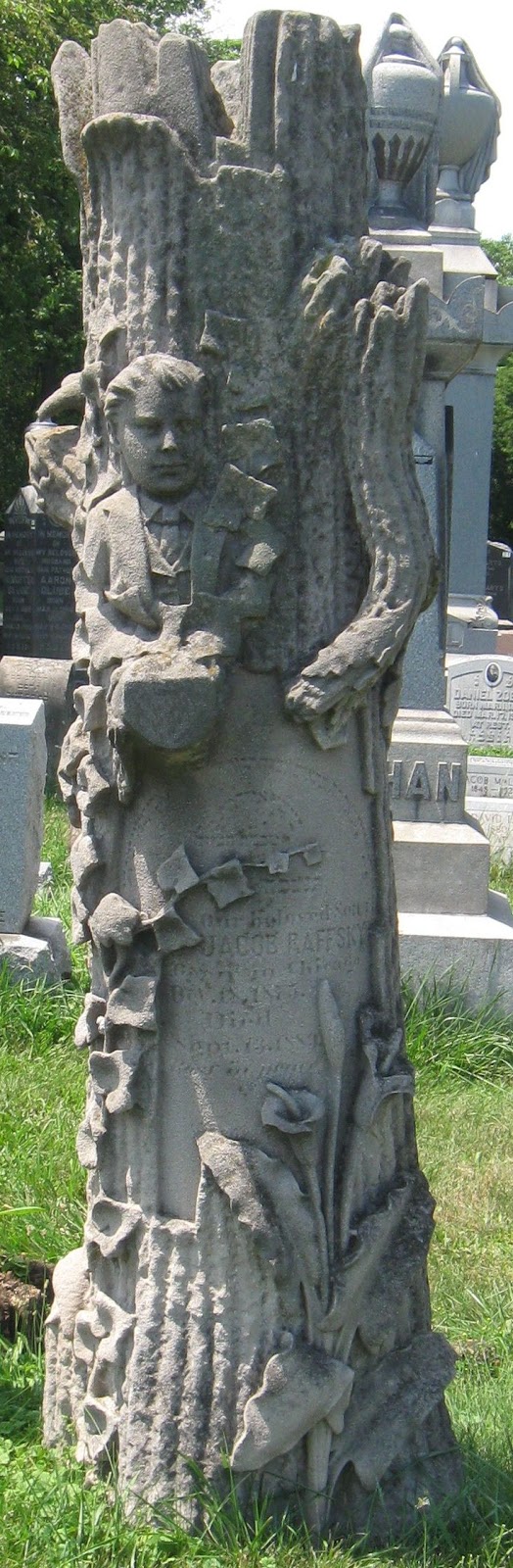 Under Every Tombstone: A TREE TOMBSTONE GROWS IN FOREST PARK - Jacob ...