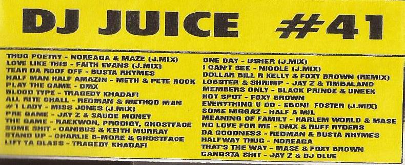 Only Built For zShare Links...: DJ Juice - Volume 41 (1998)