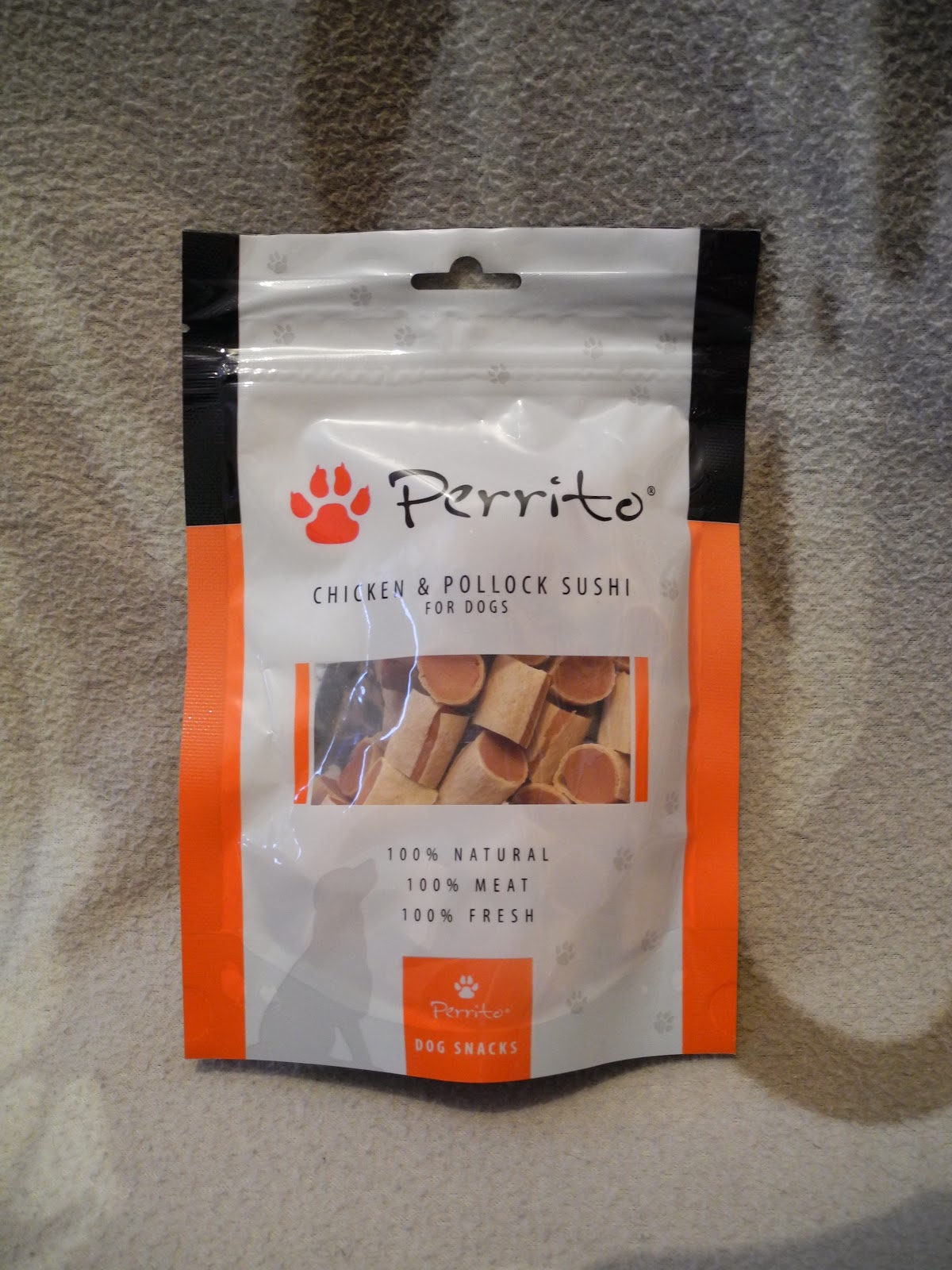 Rocky's Blog: Perrito Chicken & Pollock Sushi