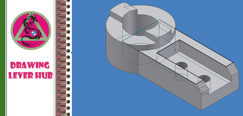 techdrawing: DRAWING LEVER HUB
