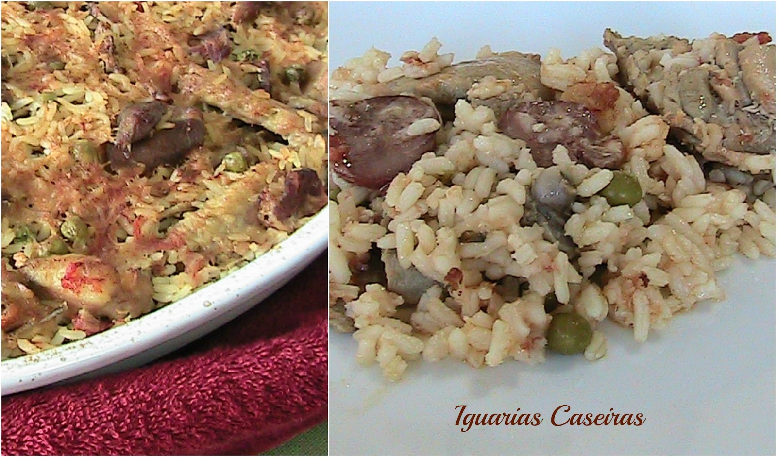 Iguarias Caseiras: Arroz de Galinha no Forno