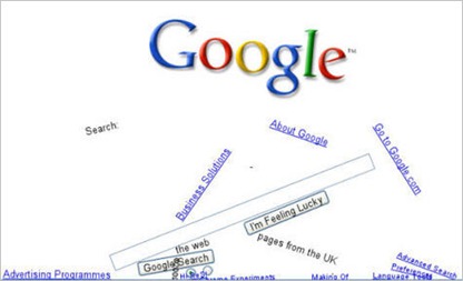 How to make google fall down