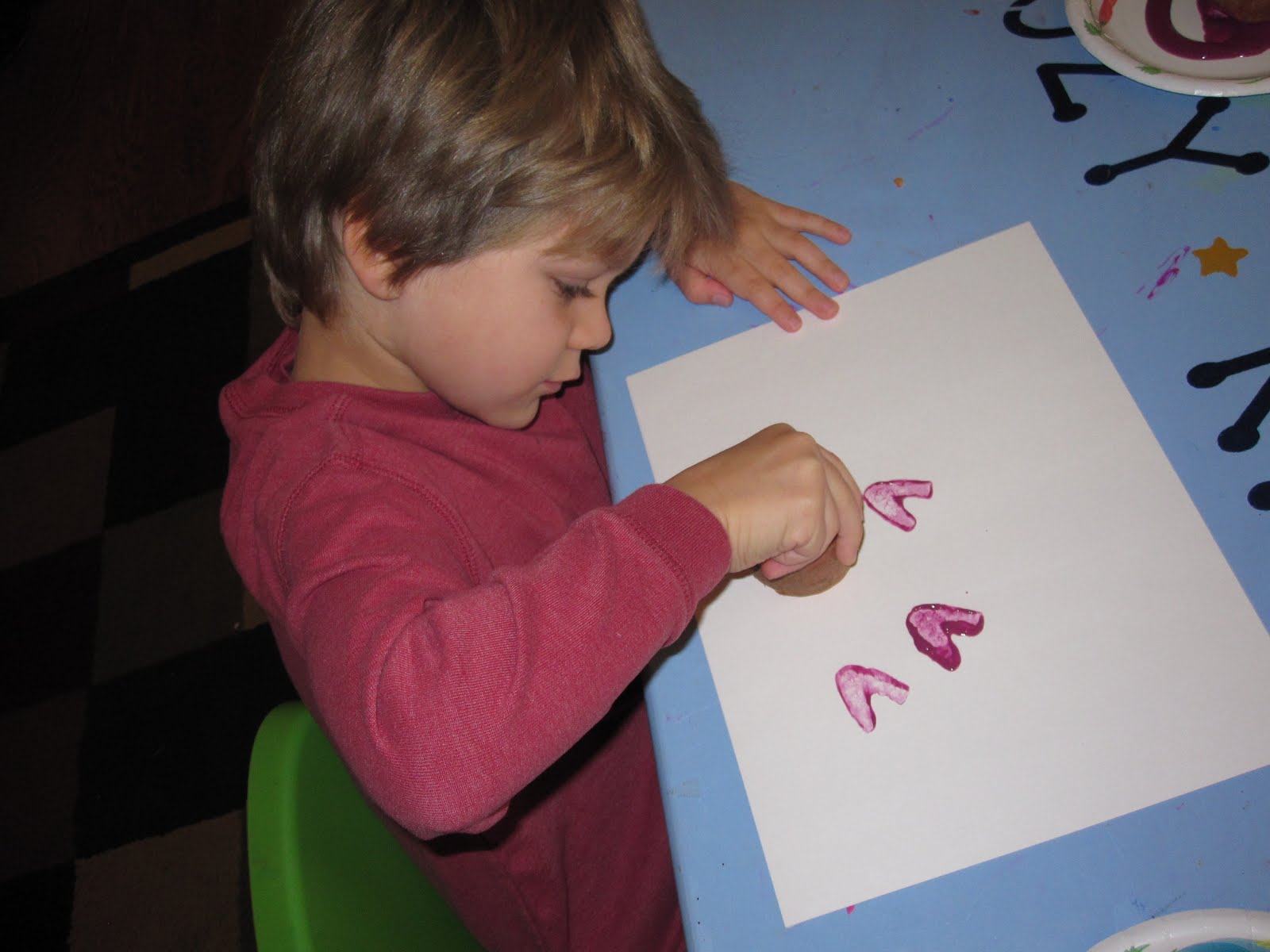 Kozy Kids Family Childcare: More Letter V activities & a New Sensory Table