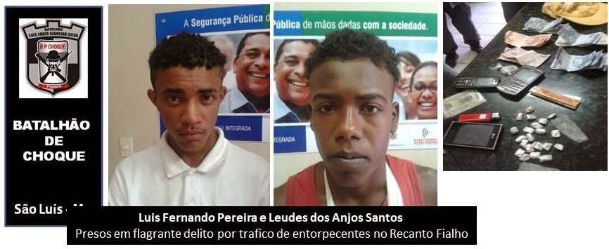 Bp Choque Pmma Elementos São Presos Por Tráfico De Entorpecentes