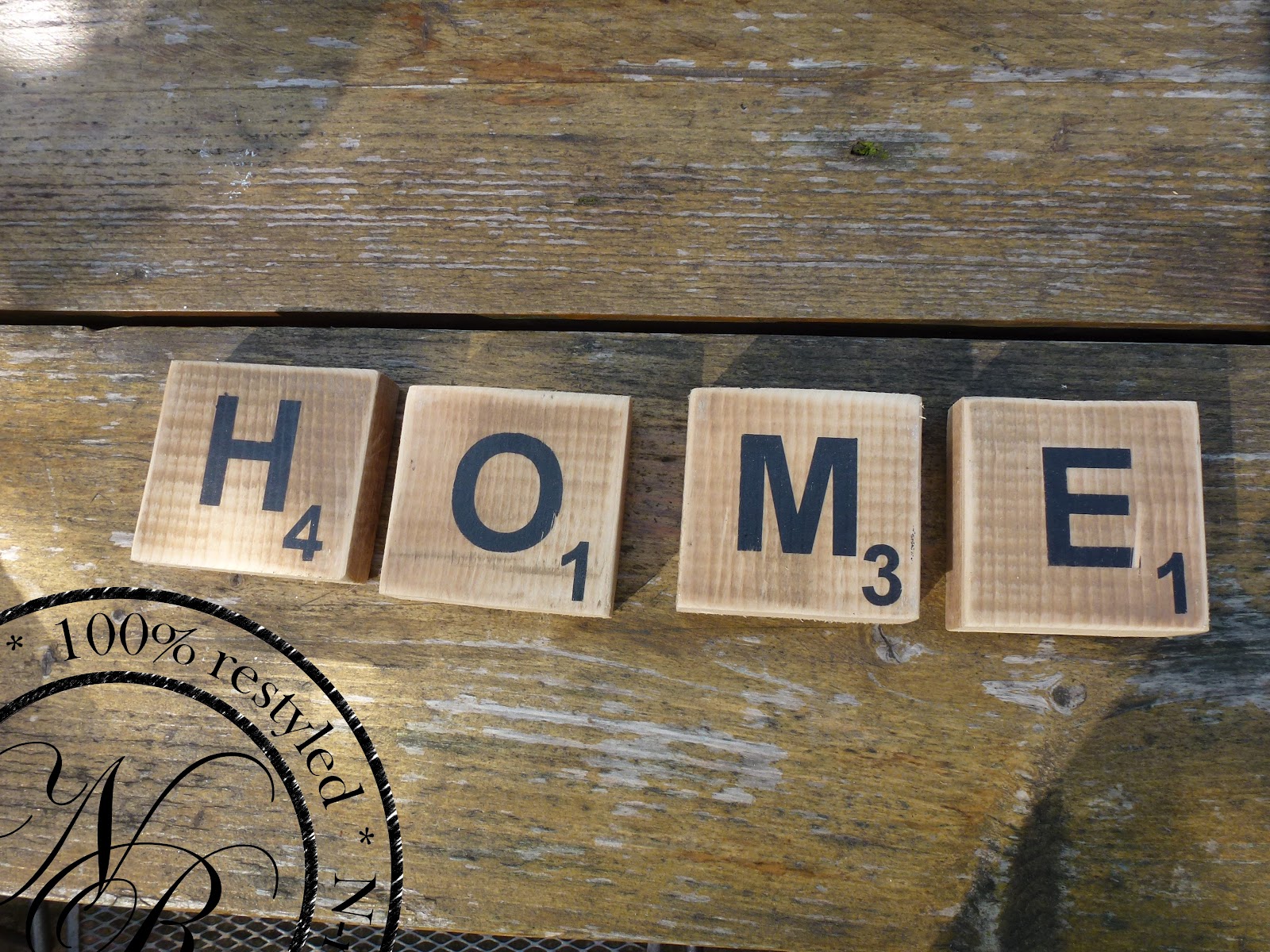 Restyle your home: Scrabble HOME