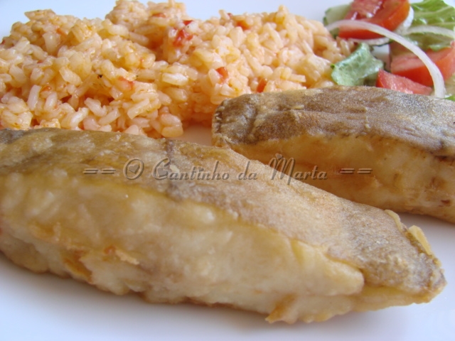 O Cantinho da Marta: Solha Frita com Arroz de Tomate