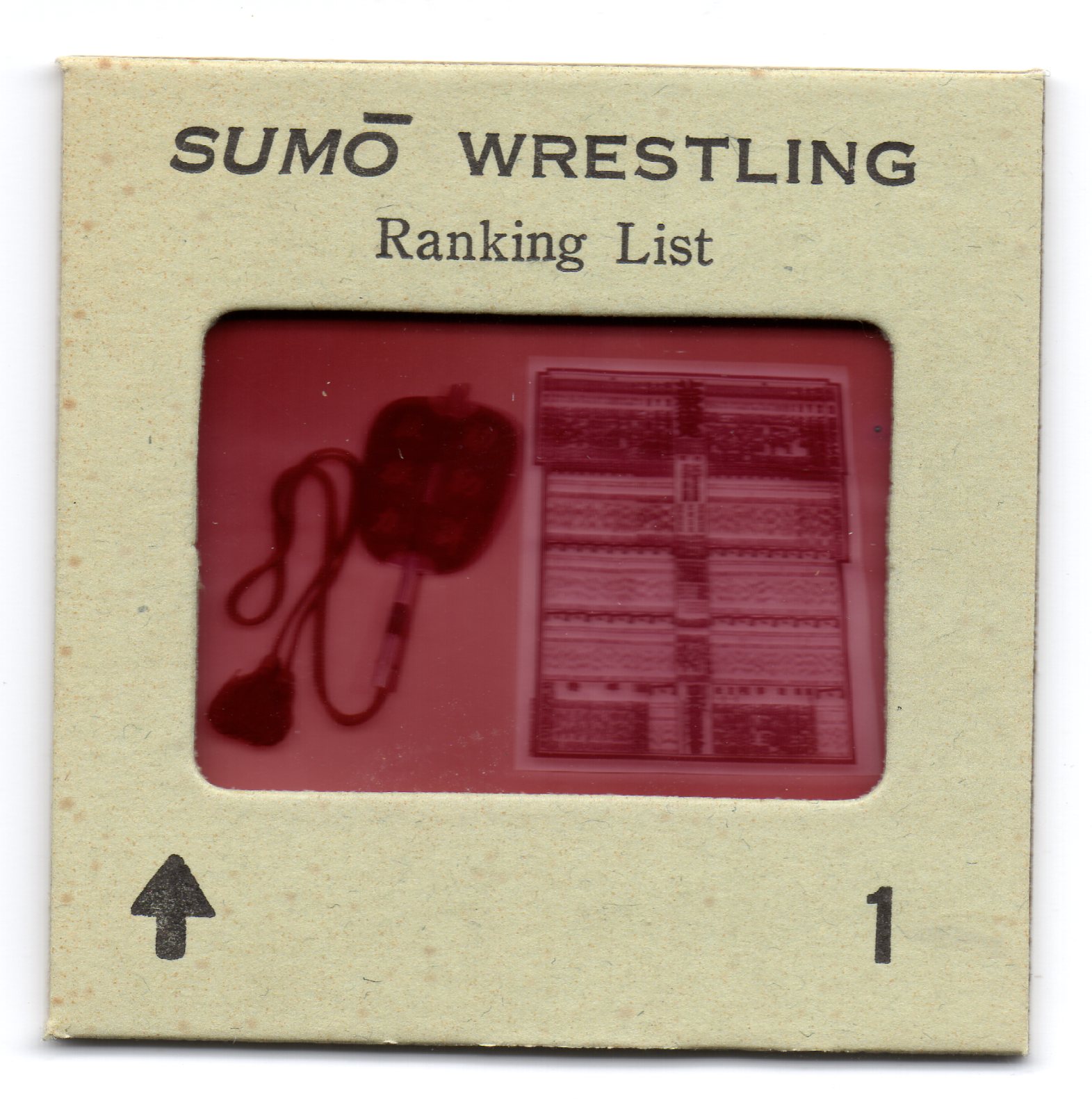 Japanese Sumo Wrestling Cards and Menko: 35mm Film Slides ...