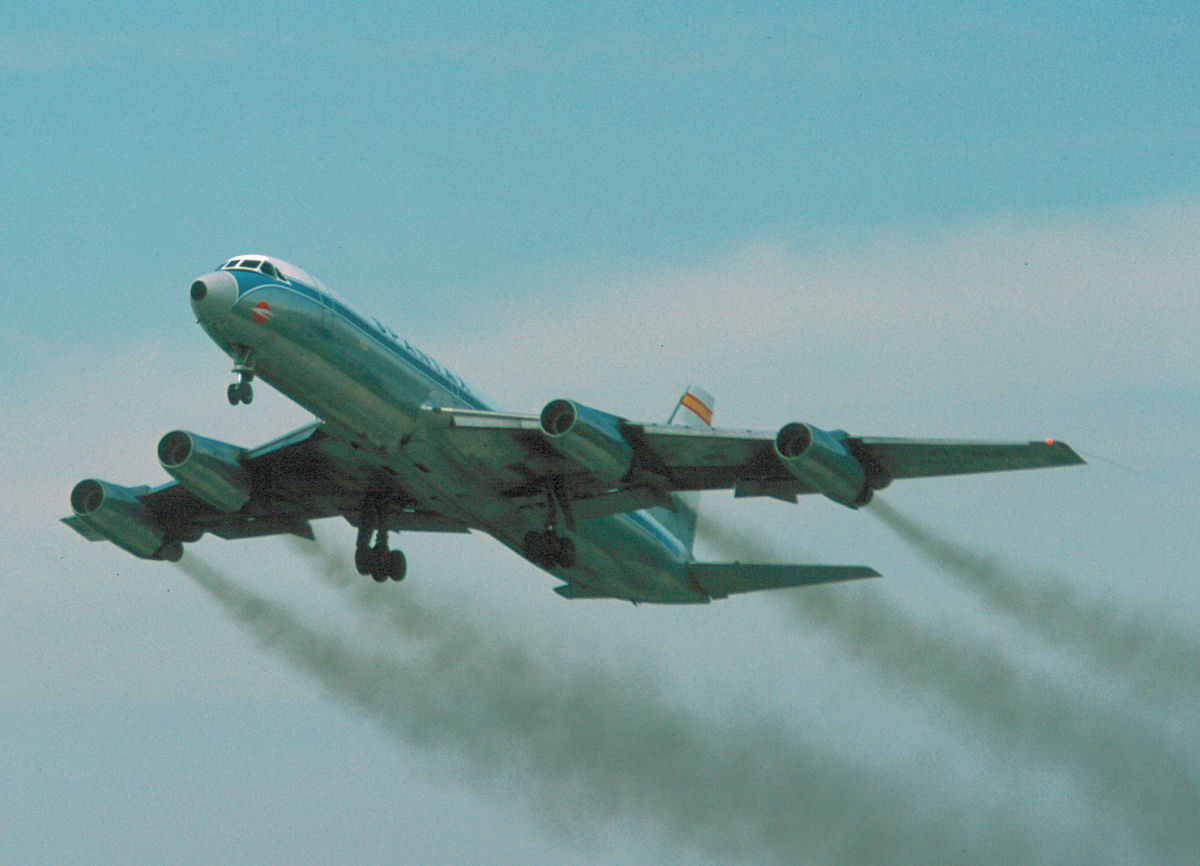Jet Flugzeuge und Spezielles: Spantax Convair Coronado CV-990A EC-BJC