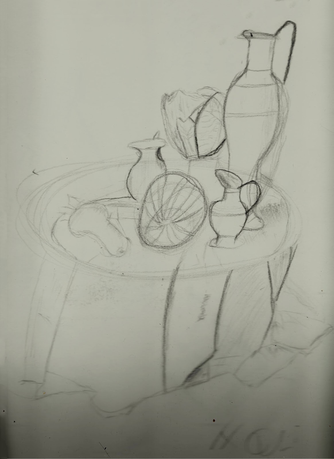 observational drawing (year 1) : week 6 still life: Natural & Man Made ...