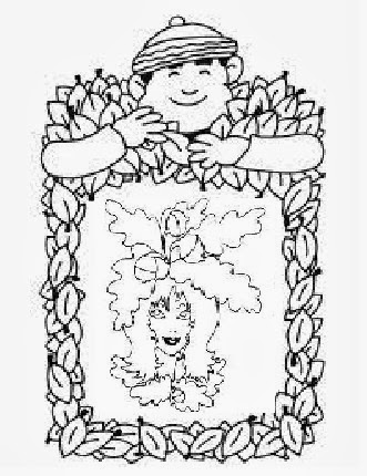 Lumea lui Scolarel...: De colorat chipul toamnei