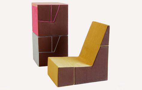 Arteeblog: Cadeira para crianças "Cubit Chair"