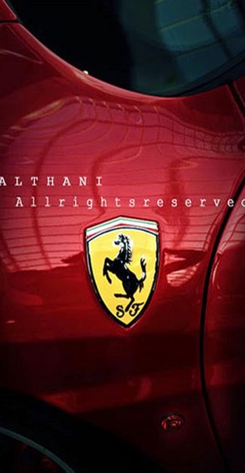 HD Wallpapers and HD Photos: Ferrari Logo Mobile Screen Saver HD Wallpapers