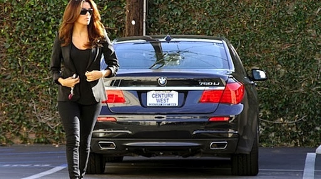 Eva Longoria with new BMW Celebrity Cars Collections