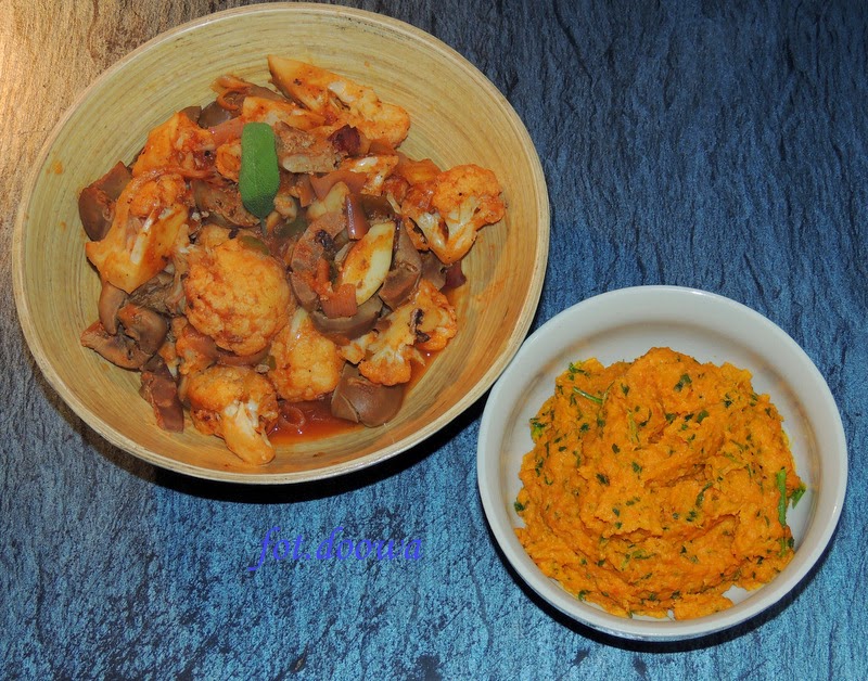 Cynadry duszone z kalafiorem i puree z marchewki - Moje Małe Czarowanie ...