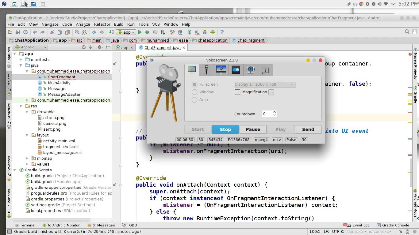227 Android Studio Chat network JSON NodeJS JavaScript | كورسات بالعربي