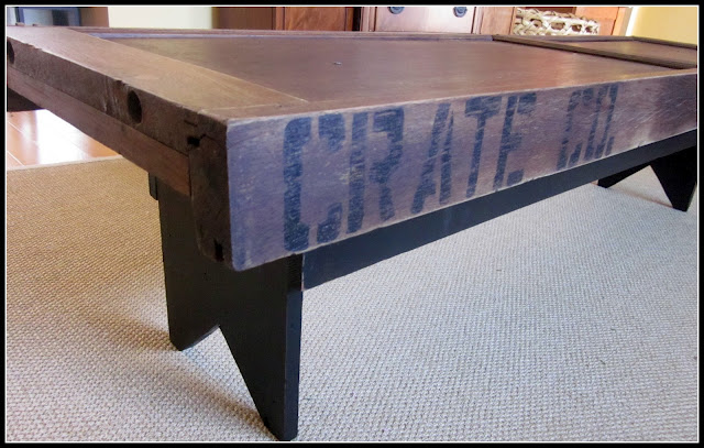 Antique Door turned Coffee Table