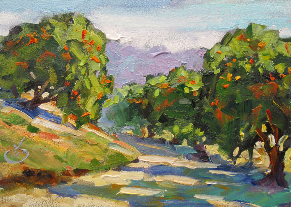 Orange Grove Painting