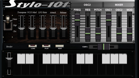 MATRIXSYNTH: Stylo-101 (Stylophone+SH-101) for iOS