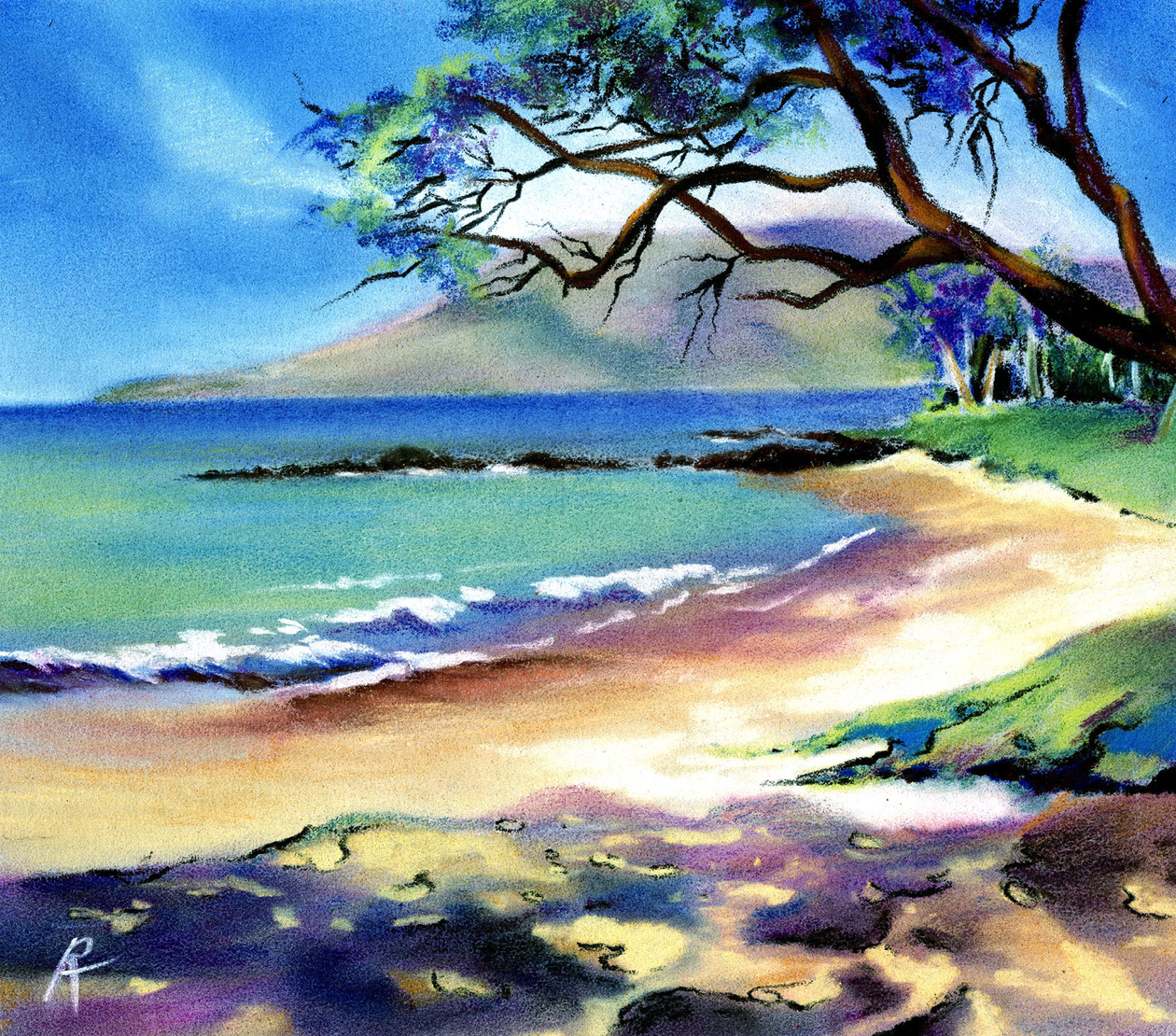 Seascape Artists International: Maui Beachscape 3...Pastel...Texas ...